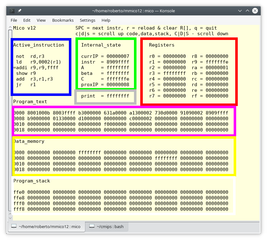 Programação em Assembly no Mico XII